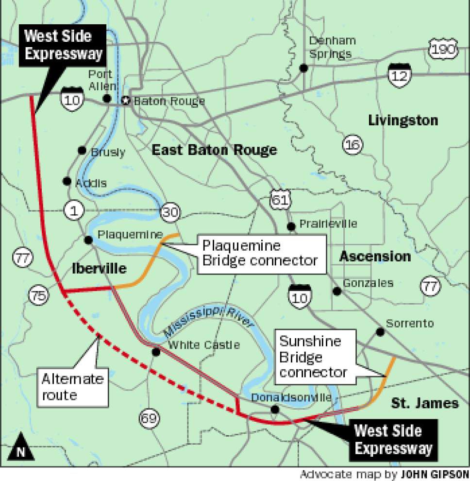 West Side Expressway, new bridge, gaining traction - Iberville Parish ...